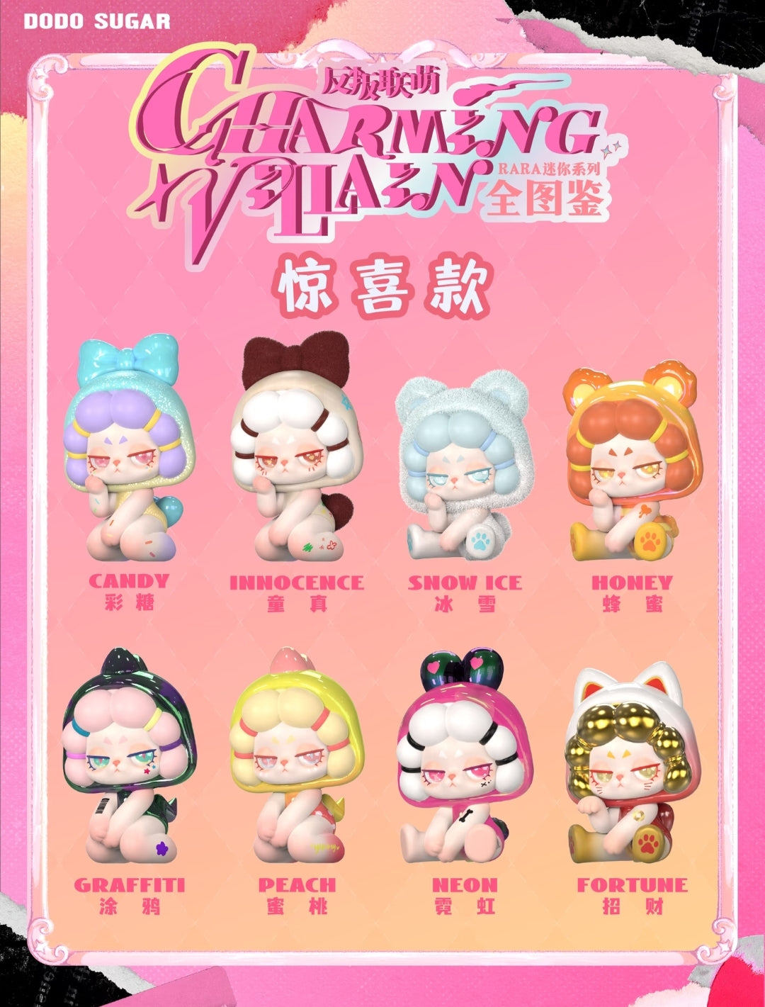 【preorder】DODO RARA Charming Villain Mini Series toy surprise box Doll ...